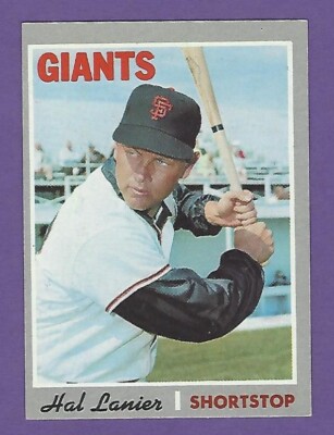 1970 Topps - #583 Hal Lanier - San Francisco Giants - ExMt+ | eBay