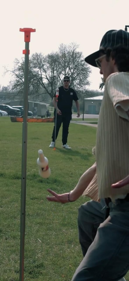 Beersbee® Polish Horseshoes Flying Disc Target Bottle Drop Adult Lawn ...