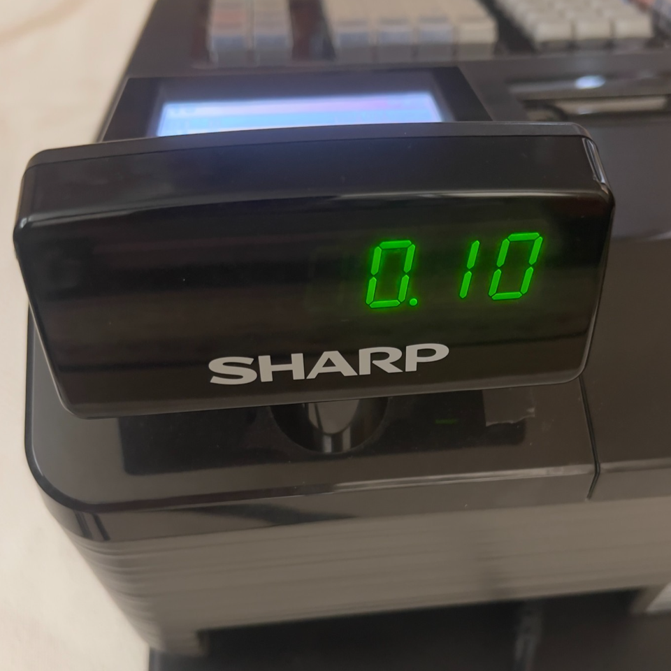 Sharp XE-A207 Cash Register No Keys - Tested and Working | eBay