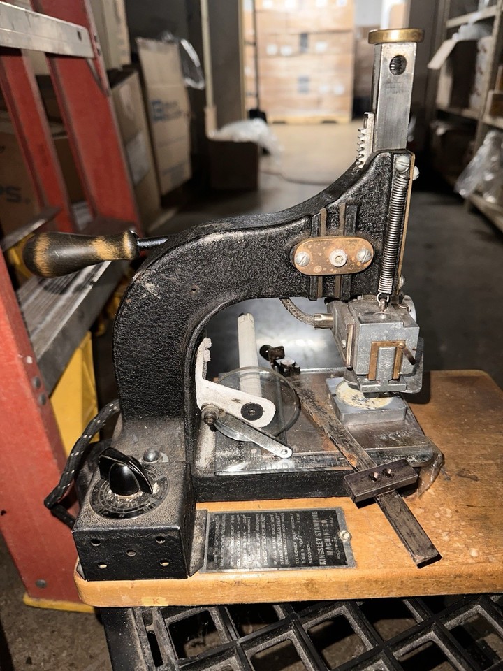 Kingsley Hot Foil Stamp Embossing Machine LM100 (Works) | eBay