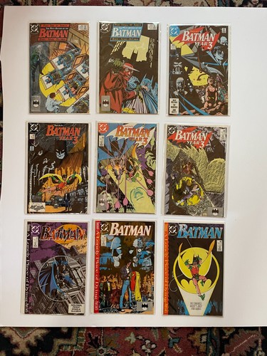 Batman #434-503 20 comics 9.4 NM in bags and boards. Beautiful lot ...