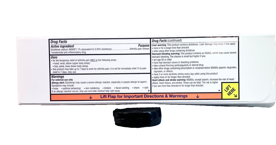 VOLTAREN Arthritis Pain Relief Topical Gel 5.29 Oz NEW IN BOX Exp. 03/ ...