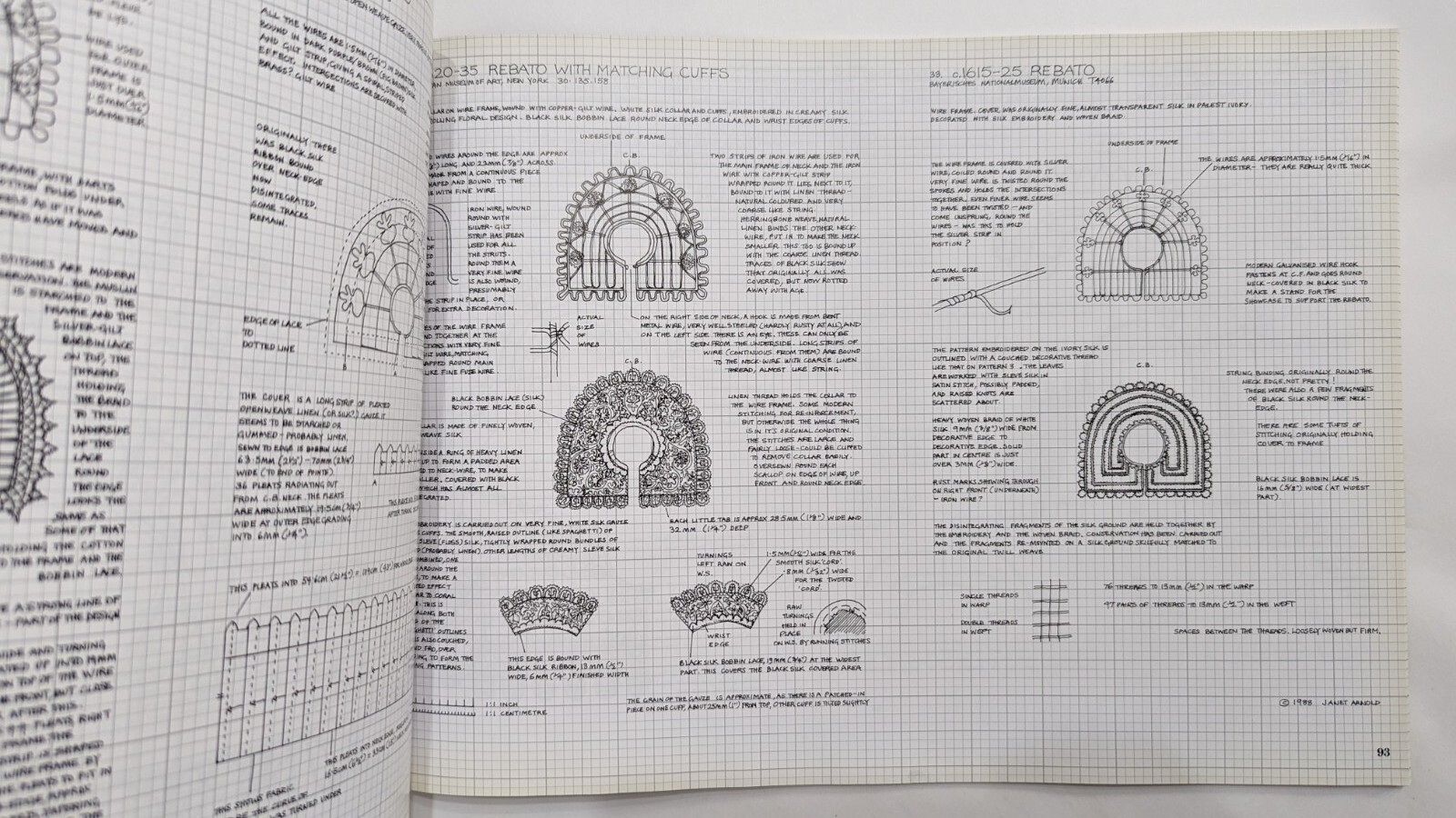 Patterns of Fashion 4 c. 1540-1660 by Janet Arnold 2008 2nd Print ...