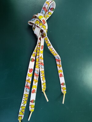 PAC MAN 1980's VINTAGE SHOE LACES 25" NEW OLD STOCK * 1 PAIR* | eBay