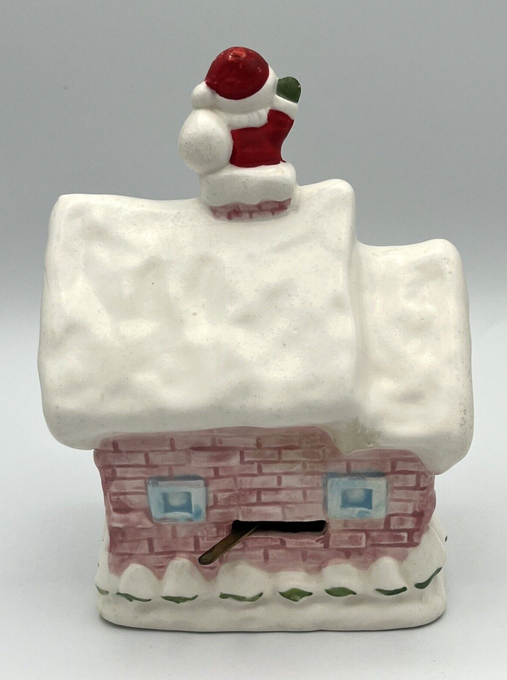 Vtg Lego Music Box Christmas Village House "Here Comes Santa Claus ...