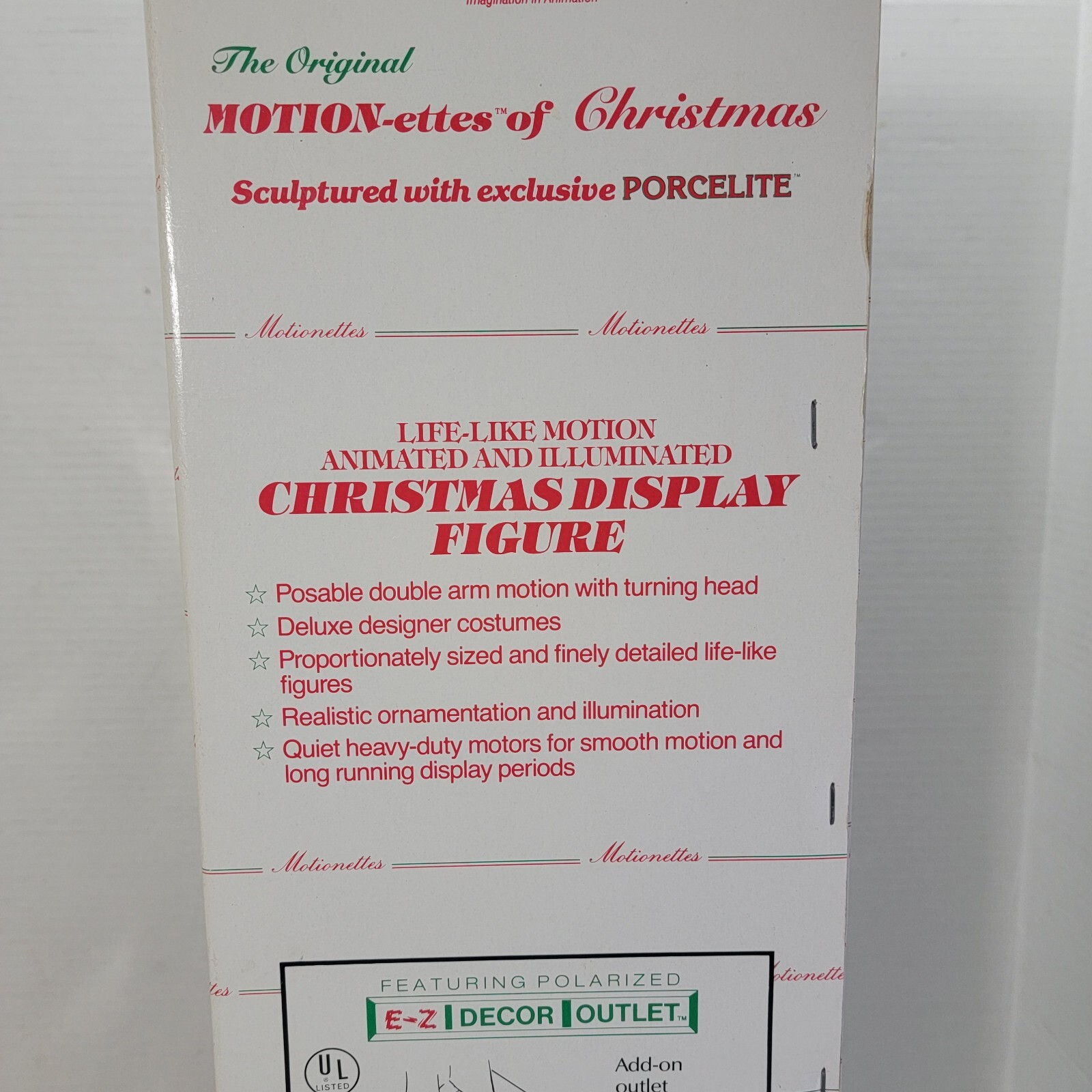 Motion-ette Animated Telco Christmas Holiday Elf Helper, Vintage, Box ...