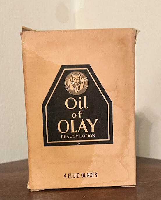 Oil Of Olay Vintage Oil Of Olay Sample Size 1oz Box Paper Insert