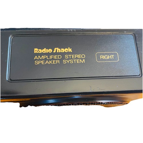 Radio Shack Stereo-Mate Speakers - Stereo, Computer - Treble Bass Boost ...