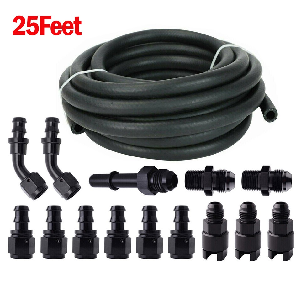 25Ft 3/8'' LS SWAP Fuel Injection Line Kit Complete Conversion EFI FI ...