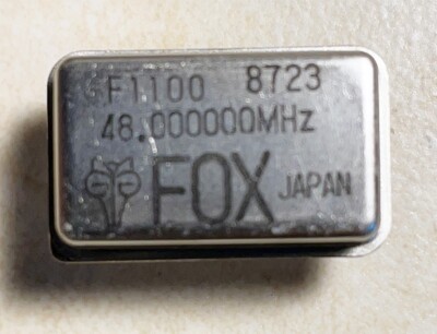 Fox Electronics K1100 48.000 Mhz Crystal Oscillator - NOS | eBay
