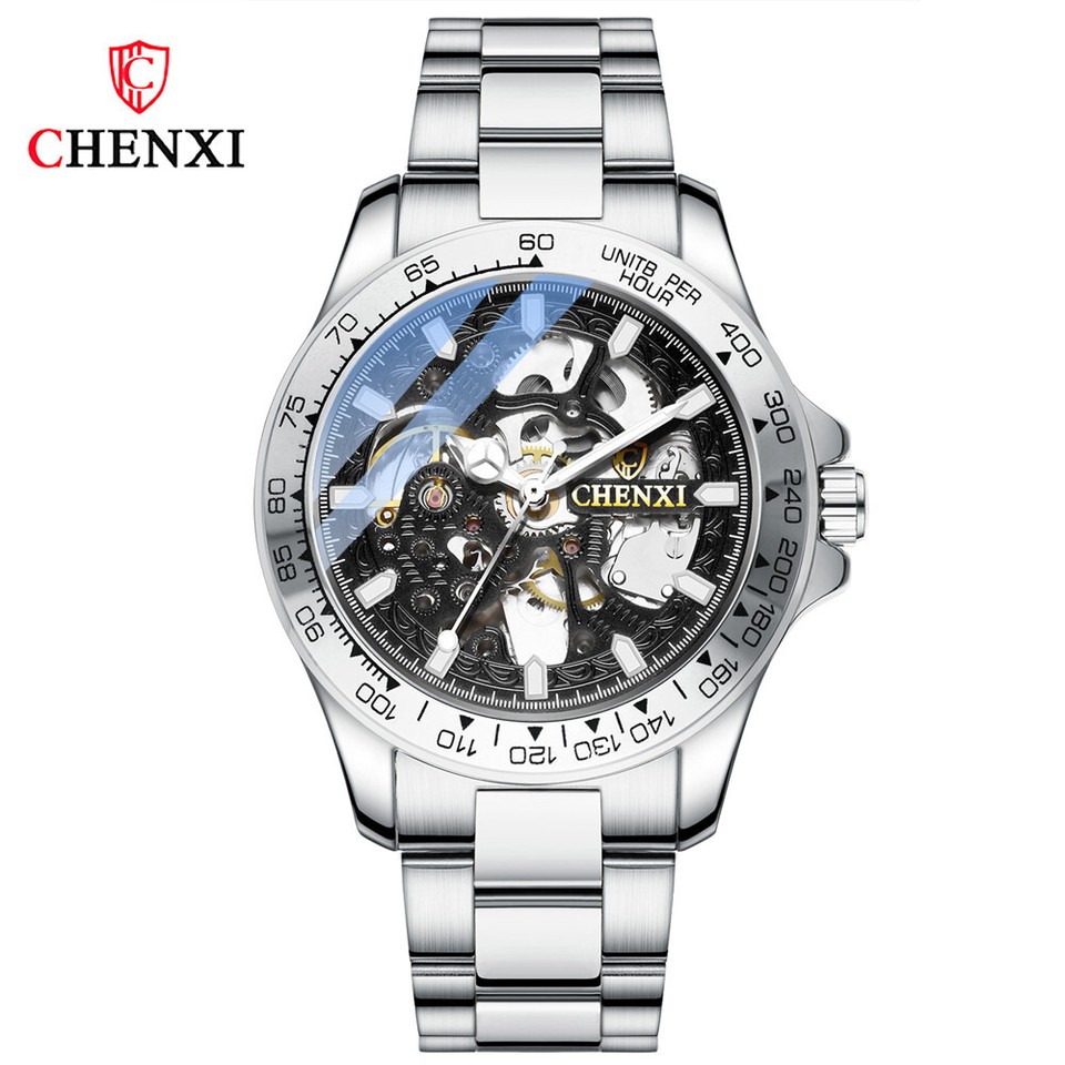CHENXI Men Watch Mechanical Automatic Gold Watch Casual Steel Males Wristwatch | eBay