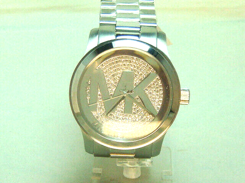 Michael Kors Runway MK5544 Women's Silver Watch | eBay
