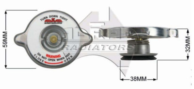 new radiator cap radiator pressure cap Long Neck Depth Non-Recovery ...