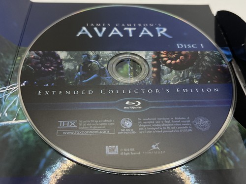 🔥 Avatar Extended Collector's Edition (Blu-ray, 2009, 3-Disc Set w ...