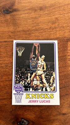 1973-74 Topps Basketball #125 Jerry Lucas New York Knicks Hall Of Fame ...