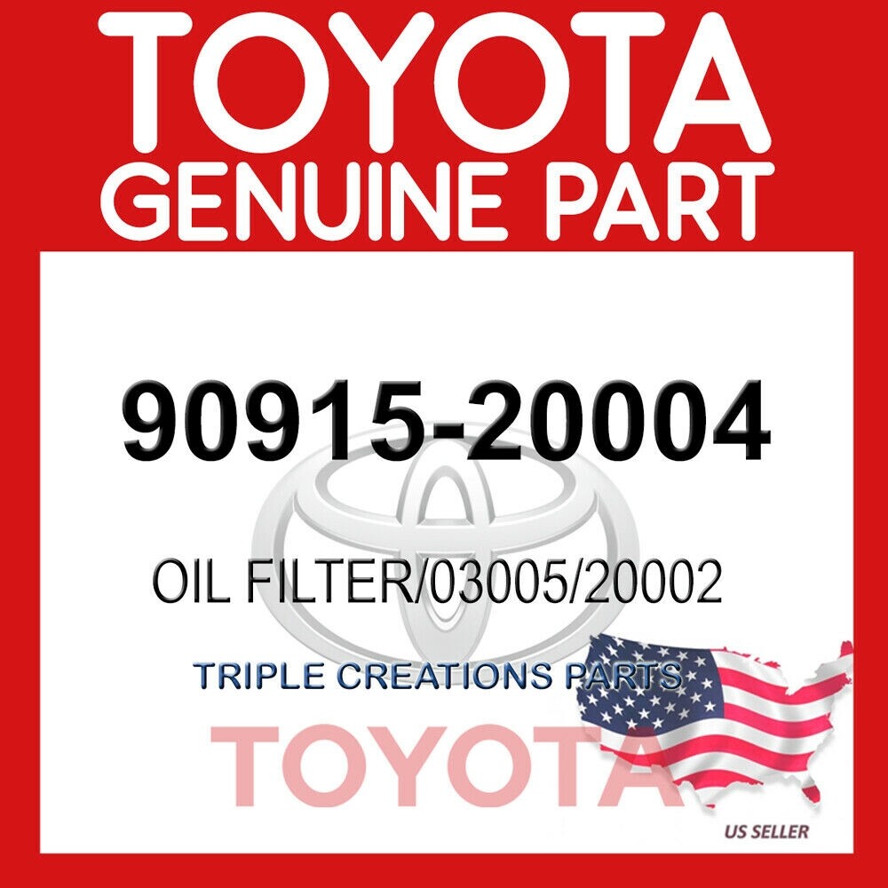 TOYOTA 90915-20004 - cross reference oil filters | oilfilter ...