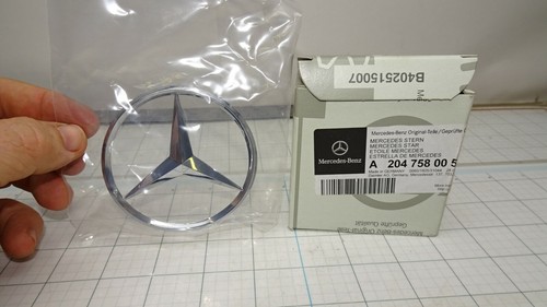 Mercedes Benz 204 758 00 58 Emblem Trunk Lid Star OEM NOS | eBay