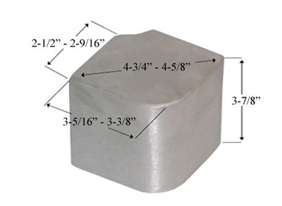 Pontoon Boat Aluminum Corner Cap Casting MH1 | eBay