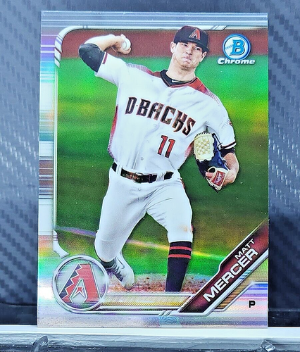 Matt Mercer 2019 Bowman Chrome Draft REFRACTOR SP #BDC-55 ...