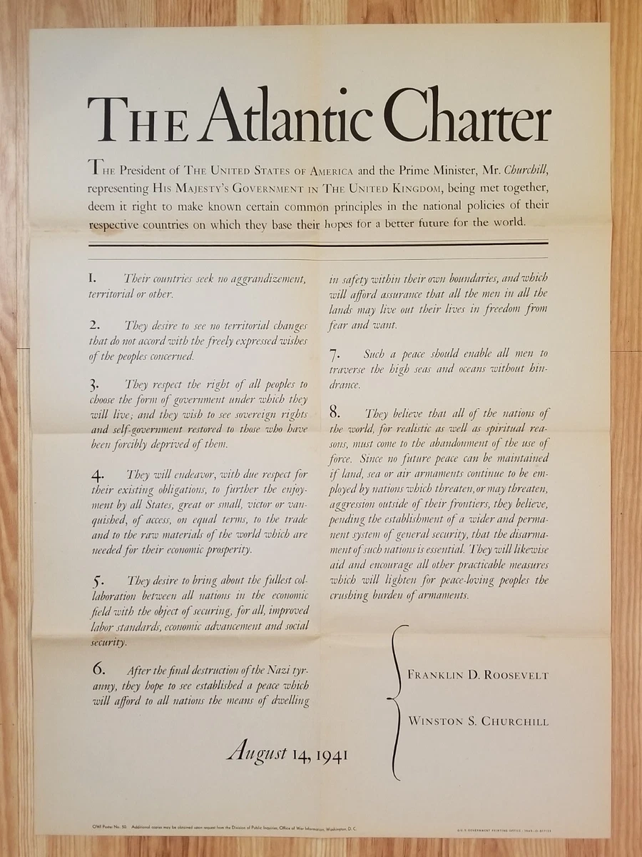 Atlantic Charter Ww2