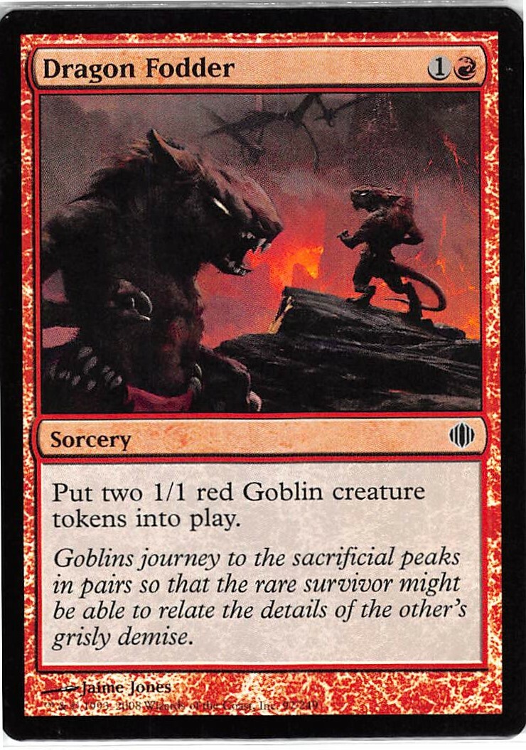 Dragon Fodder *FOIL Common* Magic MtG x1 Shards of Alara SP | eBay