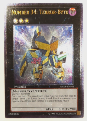 Yugioh Number 34 Yugioh Number 34: Terror Byte Ultimate Rare