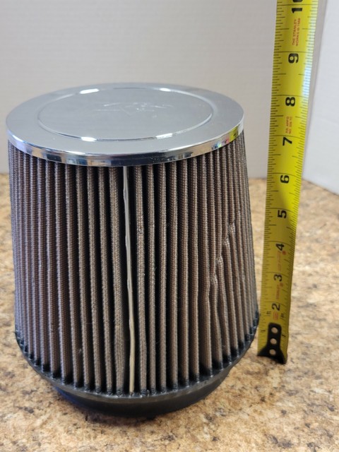 K&n Air Filter Rf-1048 Universal 6 Inch Tall Round Tapered for sale ...