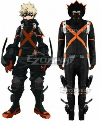 My Hero Academia World Heroes Mission Katsuki Bakugou Cosplay Costume ...