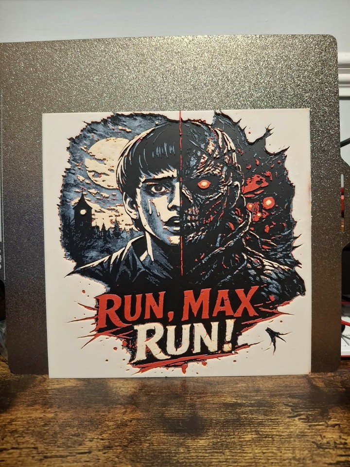 Run, Max, Run! Split-Face Poster Wall Art | eBay UK