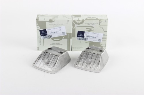 Mercedes G-Class W463 Genuine Front Wing Turn Signal Corner Lamp LENSES ...