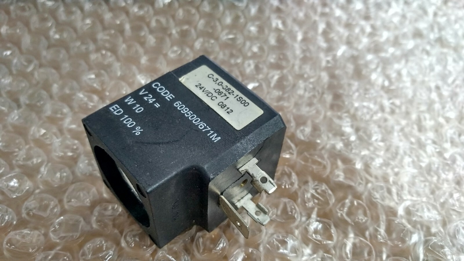 Lot of 2 MV Automation Systems CH-1290 Solenoid Valve Coil 24v DC 10W ...