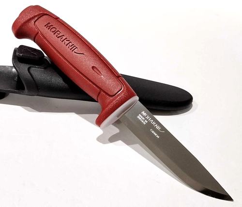 MORA SWEDEN MORAKNIV MILITARY RED / WHITE BASIC 511 CARBON STEEL TACTICAL KNIFE | eBay