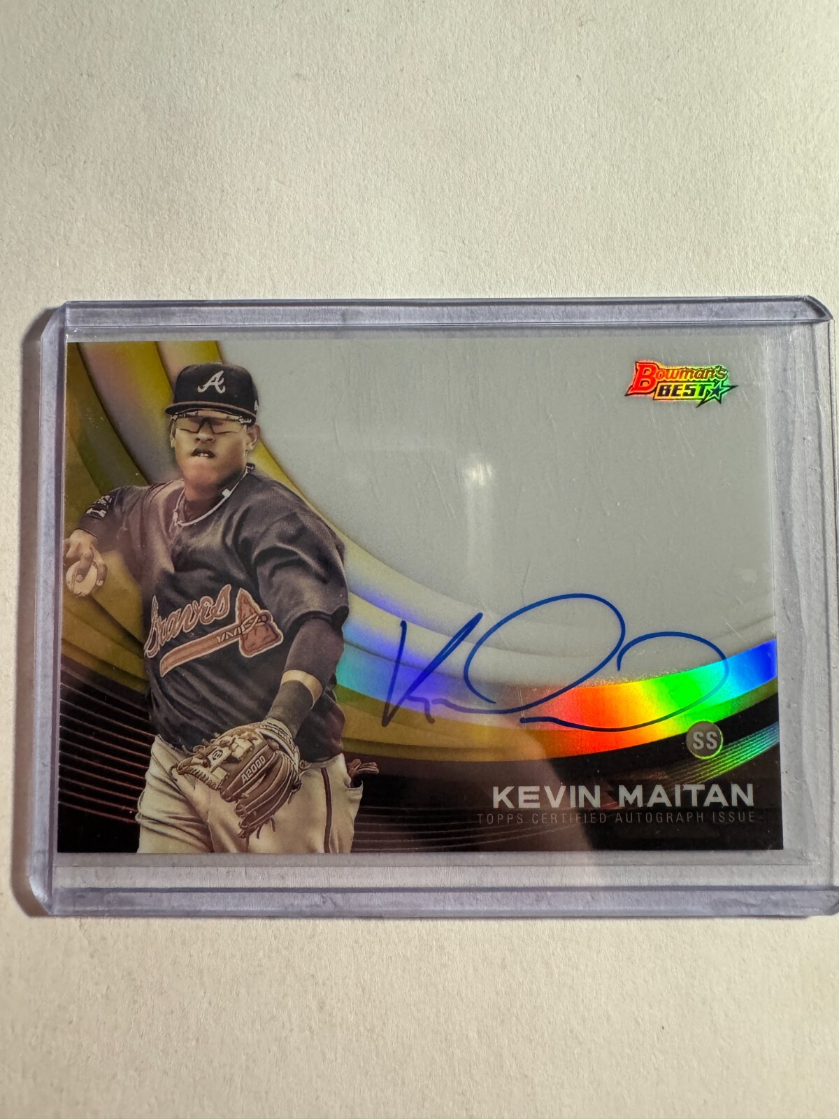K184,482 - 2017 Bowman's Best Monochrome Auto Gold #MAKM Kevin Maitan ...
