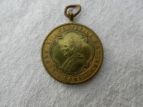 médaille religieuse Leone XIII Pontefice Massimo - Maria Immacolata ...
