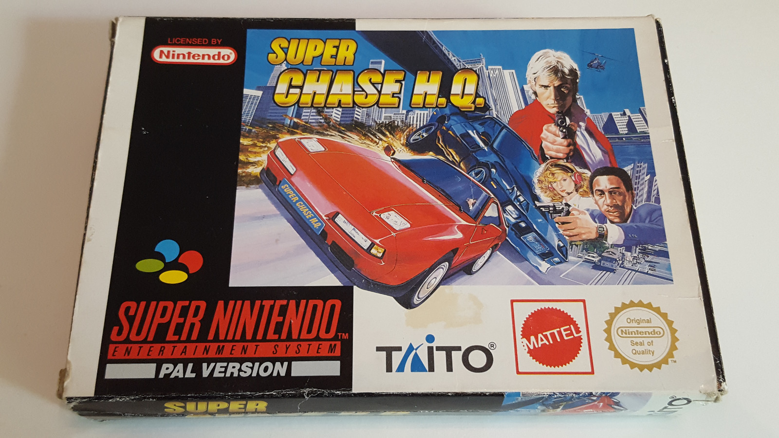 Super Chase HQ Pal in Acrylglasbox Super Nintendo Snes Original | eBay