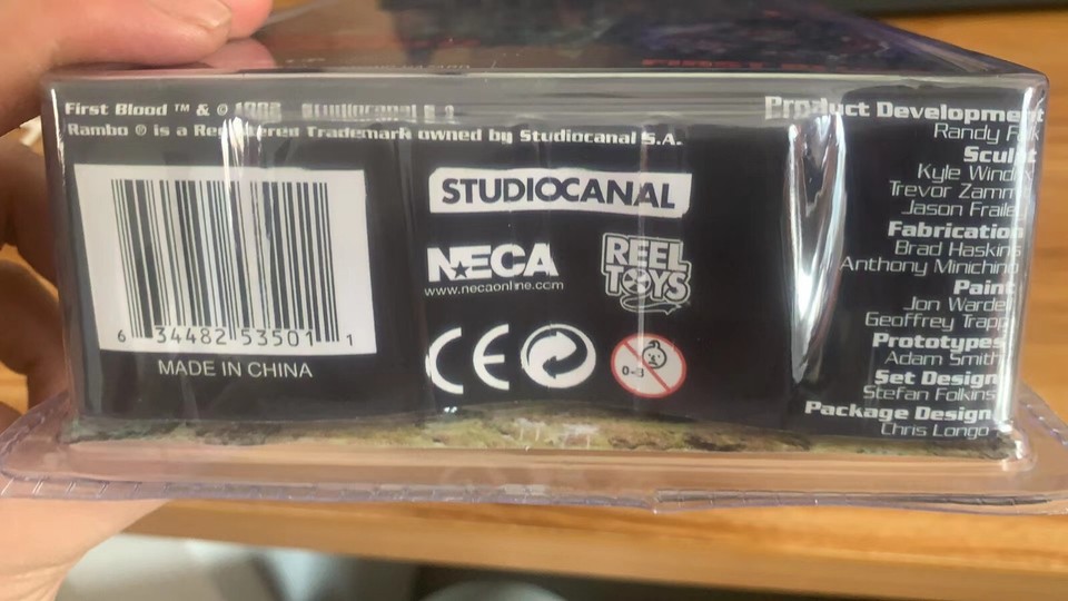 NECA RAMBO First Blood John J Rambo 7" Action Figure Set Stallone IN ...