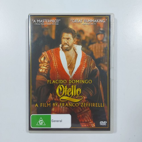 Otello DVD Franci Zeffirelli/Placido Domingo Region 4 Opera : Giuseppe ...