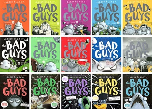 Bad Guys Book Series 1-15 Books Collection Set By Aaron Blabey NEW ...