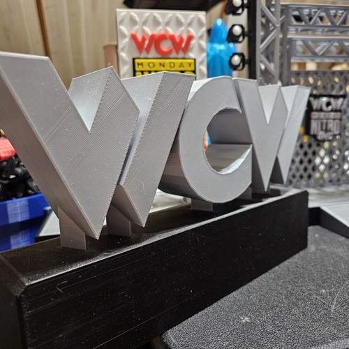 WWE Mattel WCW Monday Nitro Stage Entrance Diorama Display Accessory ...