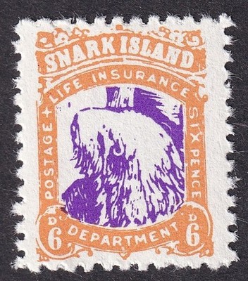 Gerald King Snark Island fantasy : 1885 Life Insurance 6d MNH | eBay
