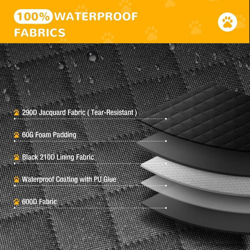 FOR VW ID.4 ID.5 - Heavy Duty Car Boot Liner Pet Dog Guard Protector ...