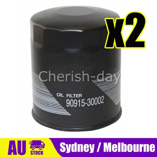 2X Oil Filters For Toyota 1HZ 1HDT 4.2L 70 80 100 Series Sakura C1112 ...