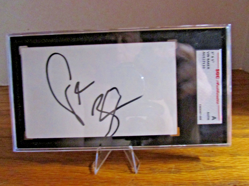 VIN BAKER BOSTON CELTIC AUTOGRAPH INDEX CARD COA BY SGC | eBay