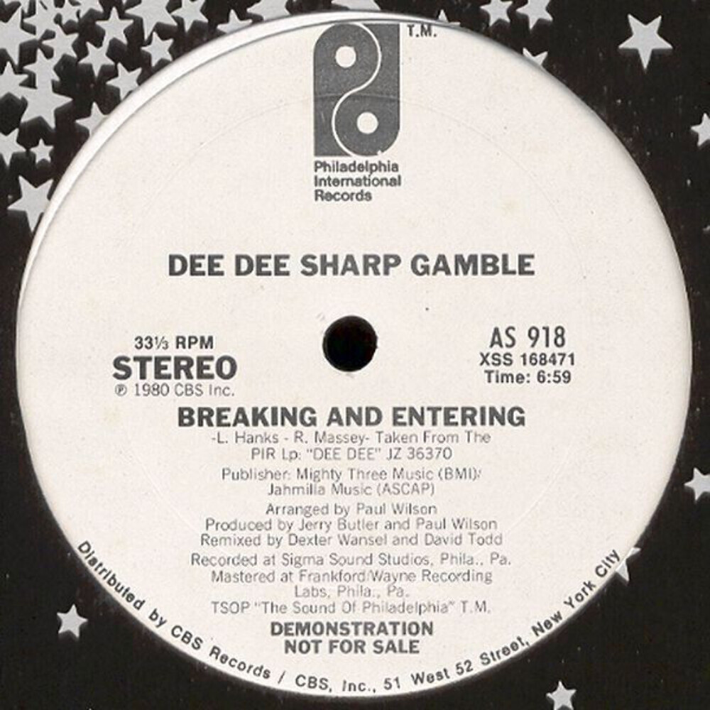 Dee Dee Sharp Gamble - Breaking And Entering - Philadelphia ...