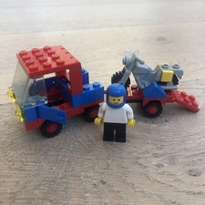 LEGO 6654 Motorcycle Transport Instructions and Parts List