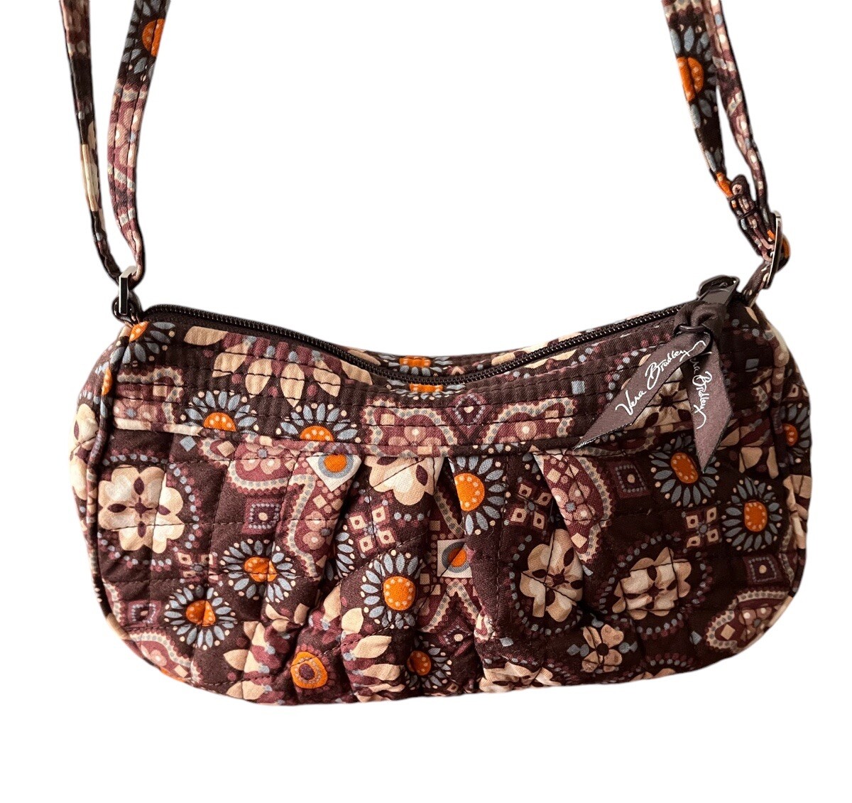 Vera Bradley Canyon Small Crossbody Quilted Paisley Purse | eBay