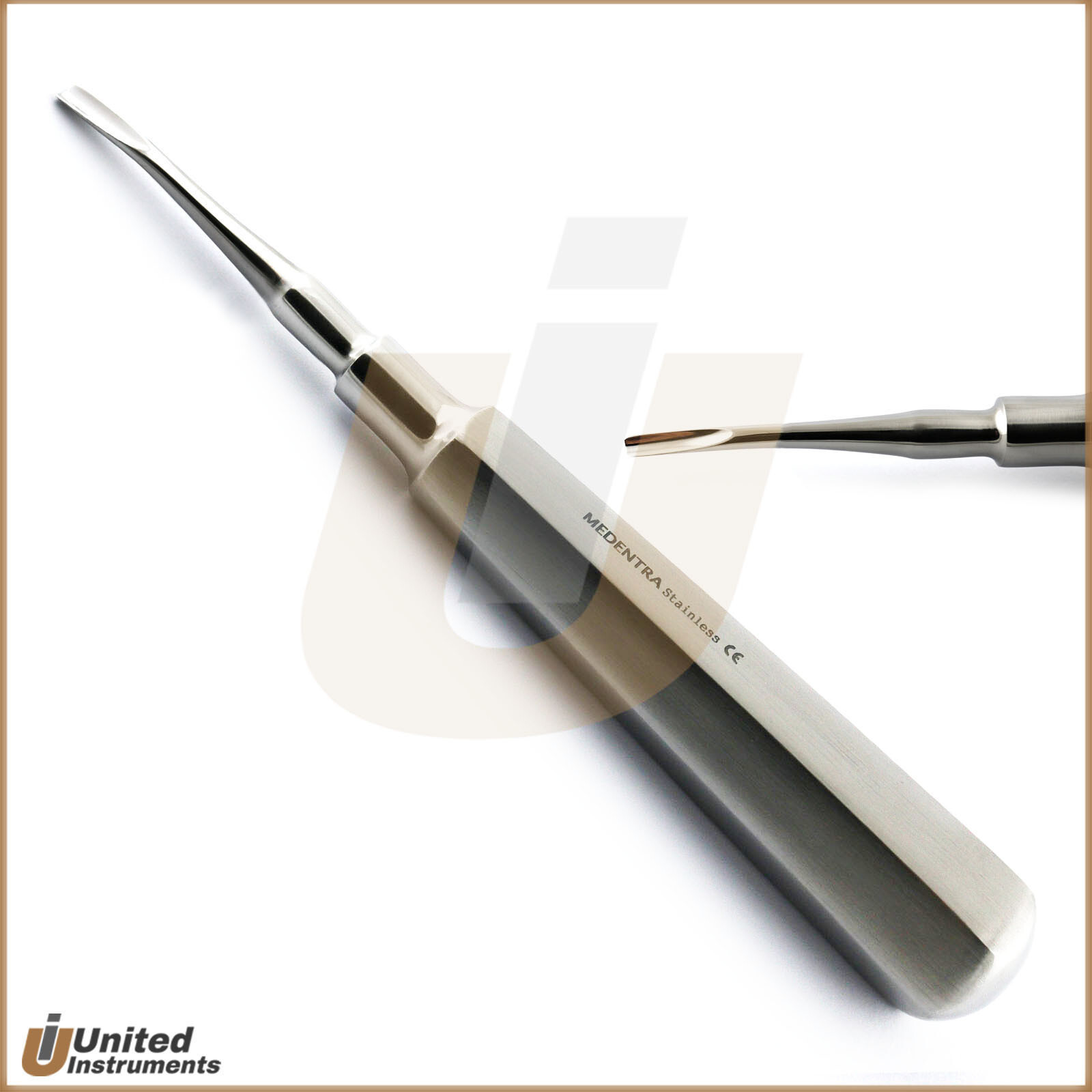 3Pcs Dental Coupland Elevators Luxating Root Elevator Straight 2mm, 3mm ...