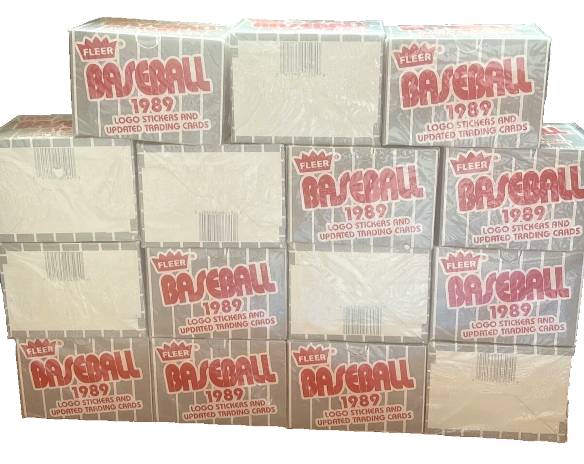Lot (2) FLEER 1989 - MLB Baseball 132 Cards & 22 Stickers-FACTORY ...