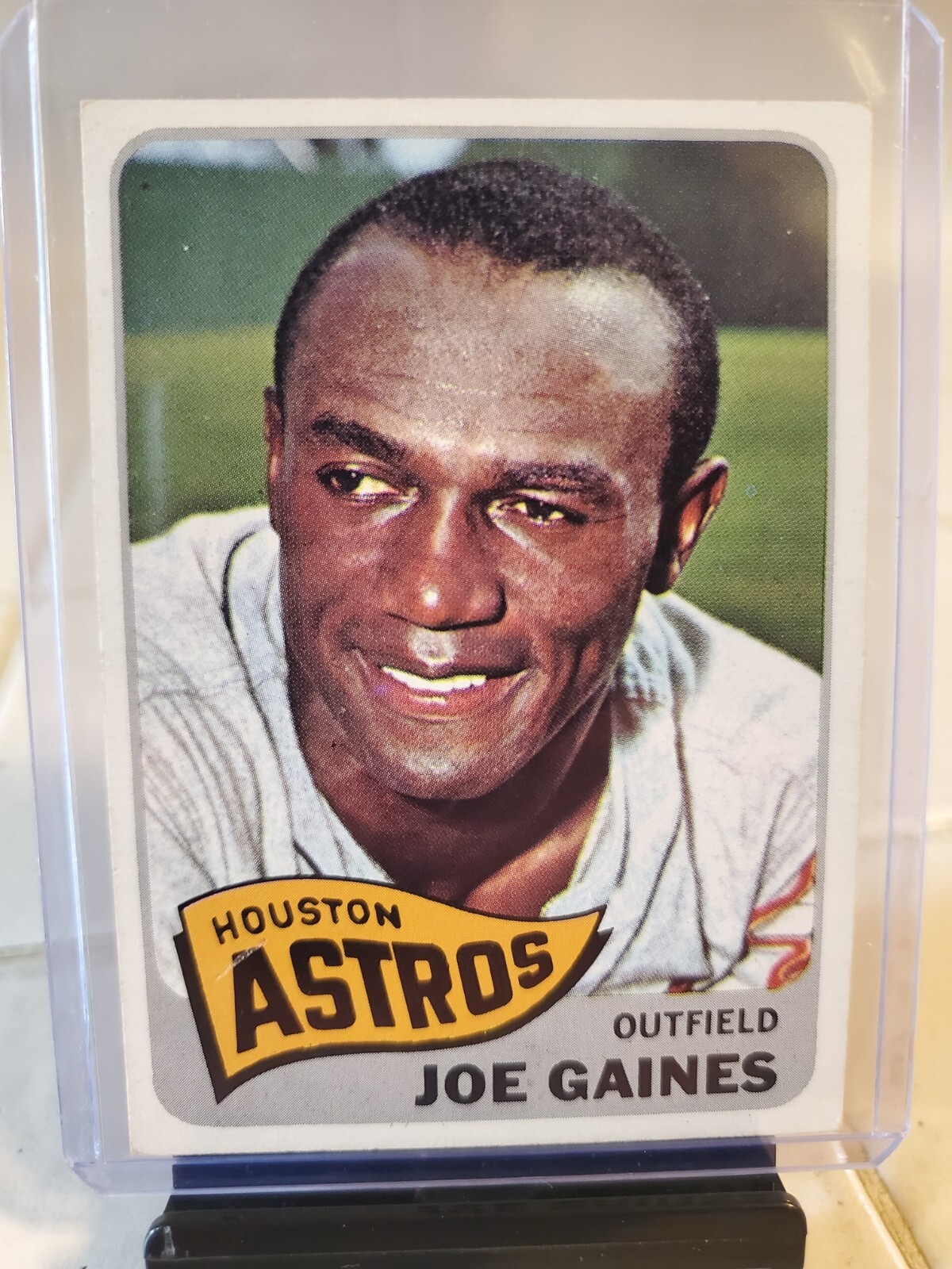 1965 TOPPS Baseball #594 JOE GAINES Houston Astros OF EX MINT High ...