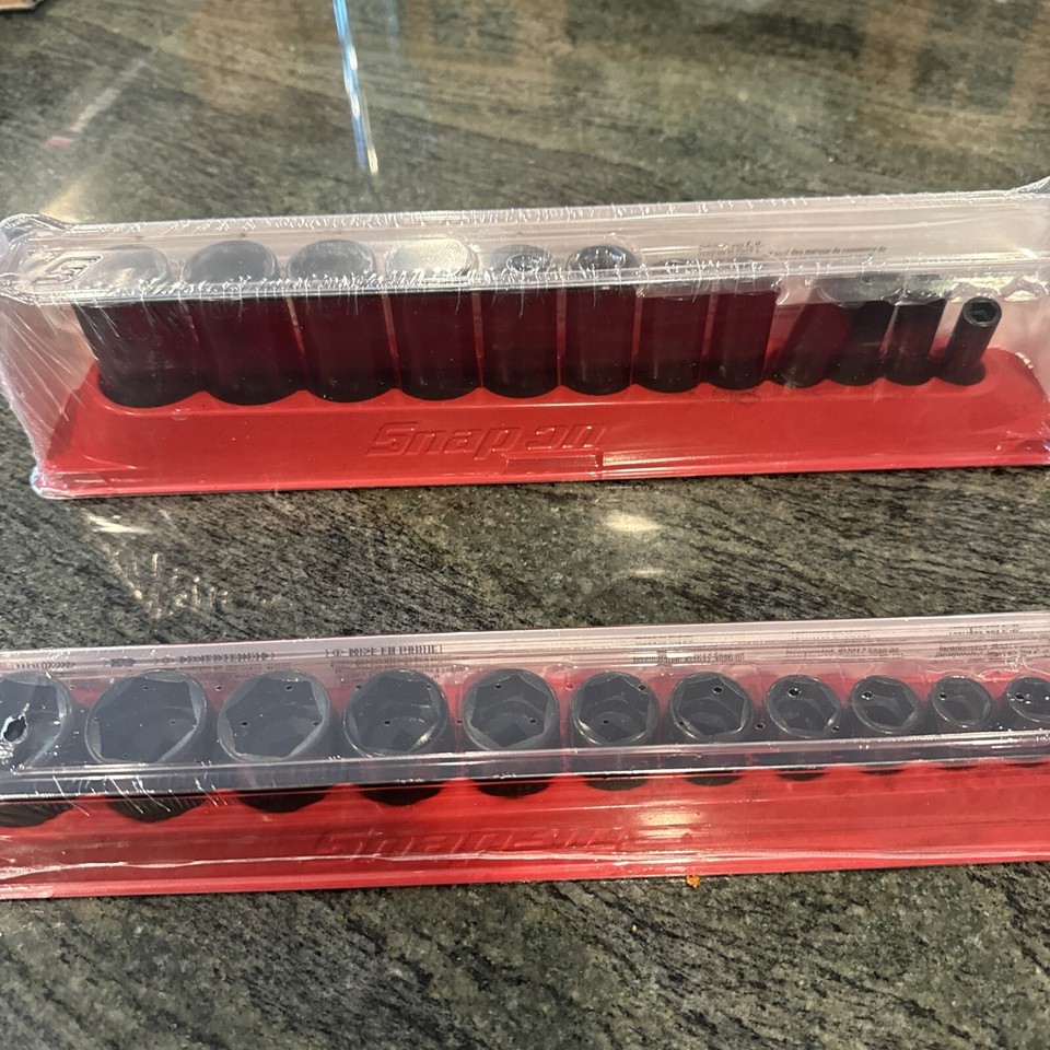 snap on 212simfya, 212imfya combo impact shallow deep socket sets ...
